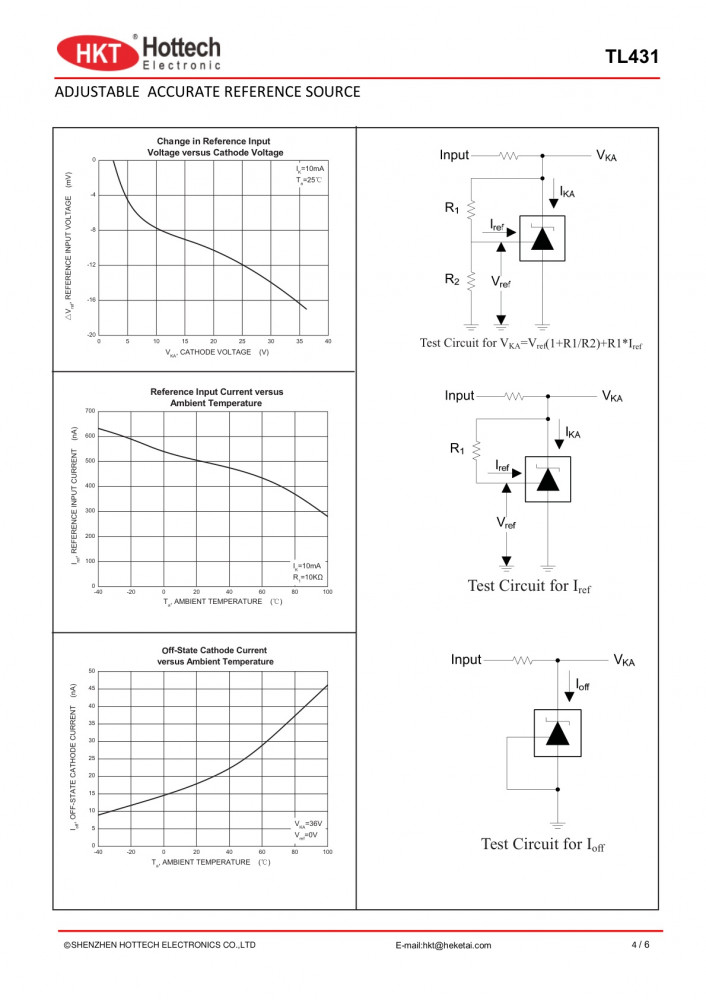TL431 datasheet page 4