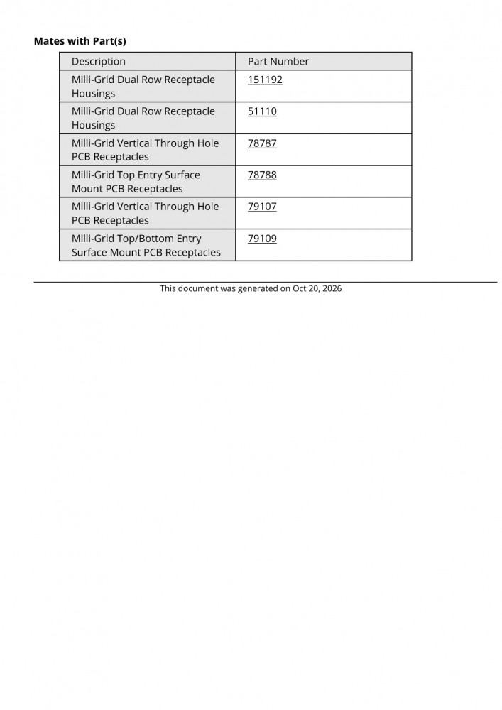 Molex product specification page 4