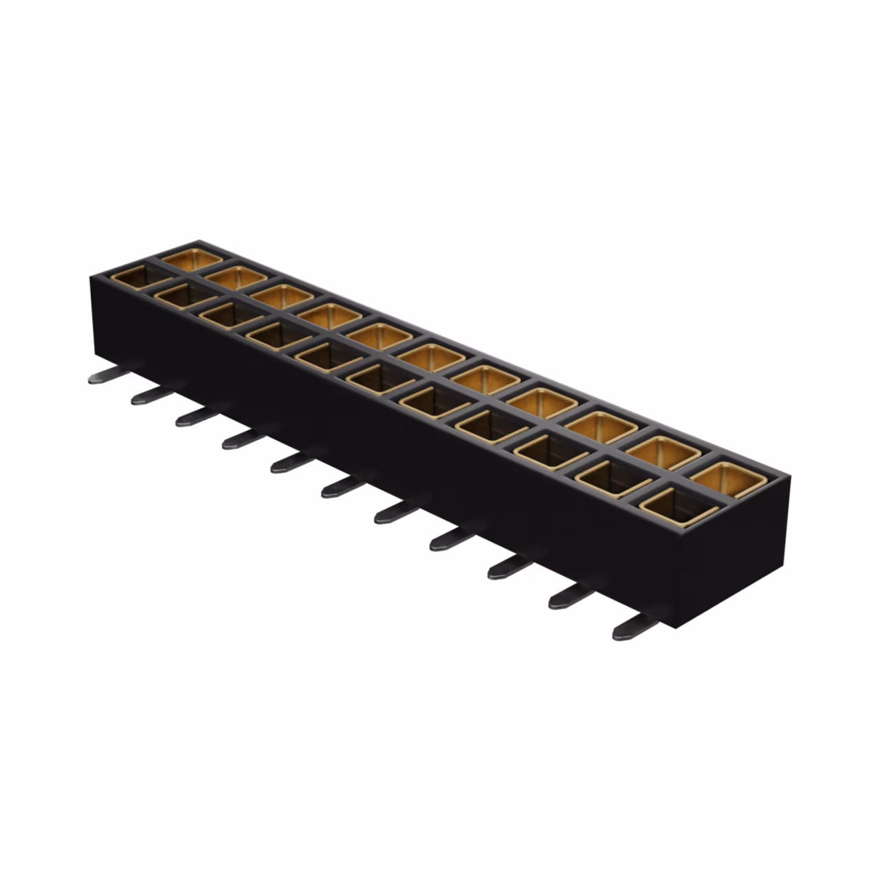 2.00mm Pitch Milli-Grid Receptacle, Surface Mount, Bottom Entry, 0.38µm Gold (Au) Plating, 22 Circuits, Tube, Lead-Free for sale
