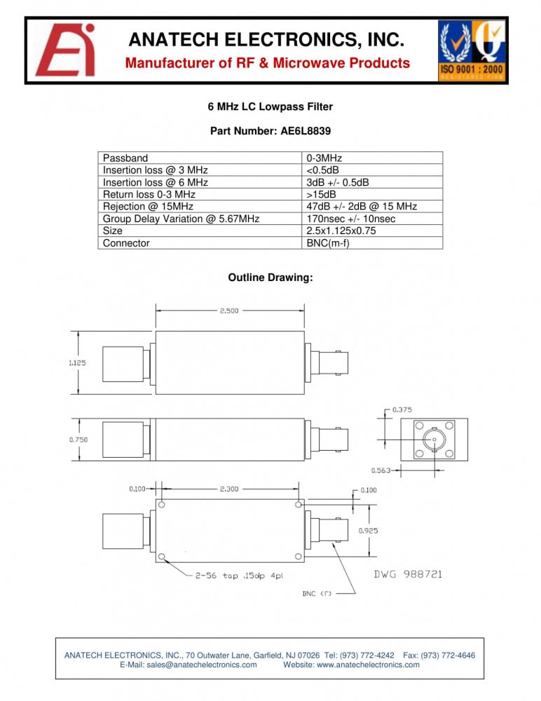 AE6L8839 technical document page 1