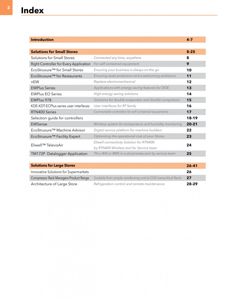 Schneider refrigeration catalog page 2
