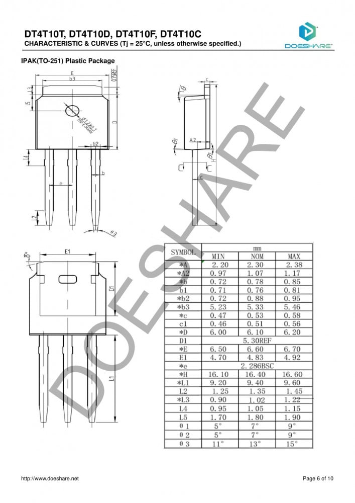 DT4T10T-CH datasheet page 6