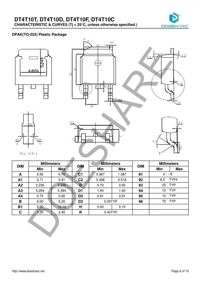 DT4T10T-CH datasheet page 8