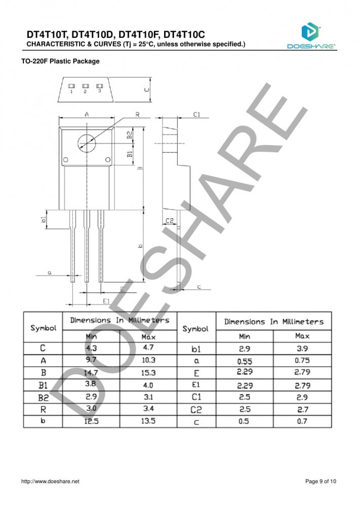 DT4T10T-CH datasheet page 9