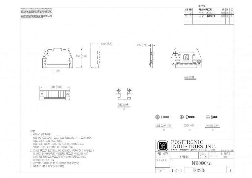 D15000J00/AA technical drawing