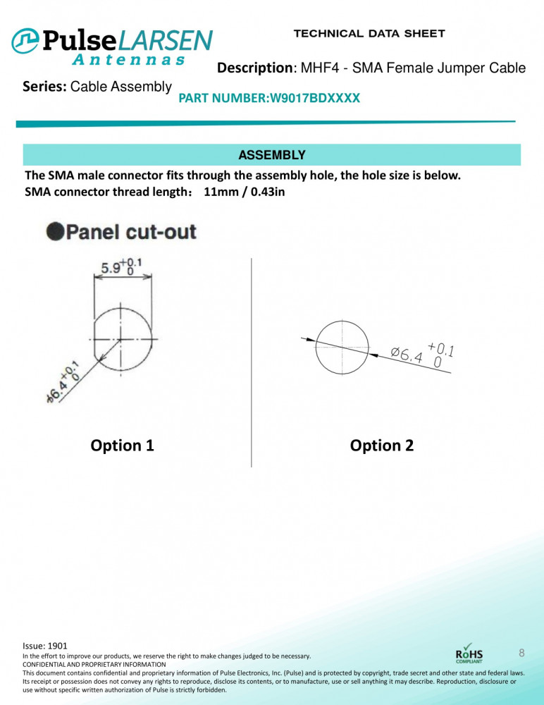 W9017BD0200 datasheet page 8