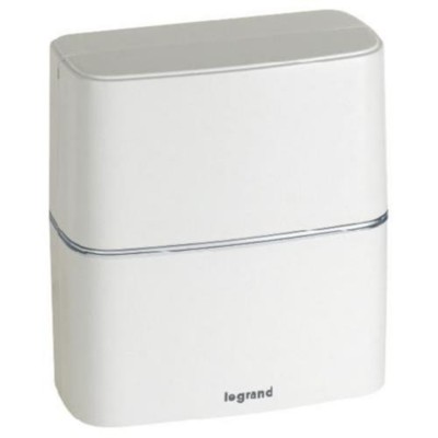 Advanced chimes and doorbell + 230V plug-in chime, 200m radio range, White, Led flash, mp3 customizable melodies for sale