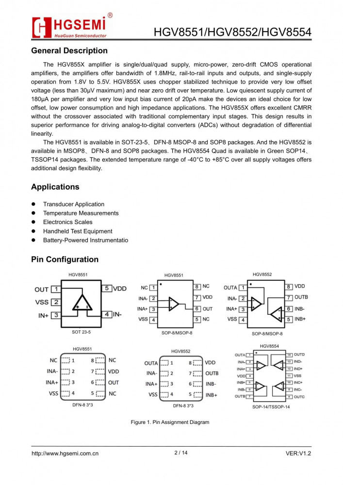 HGV8552MM/TR datasheet page 2