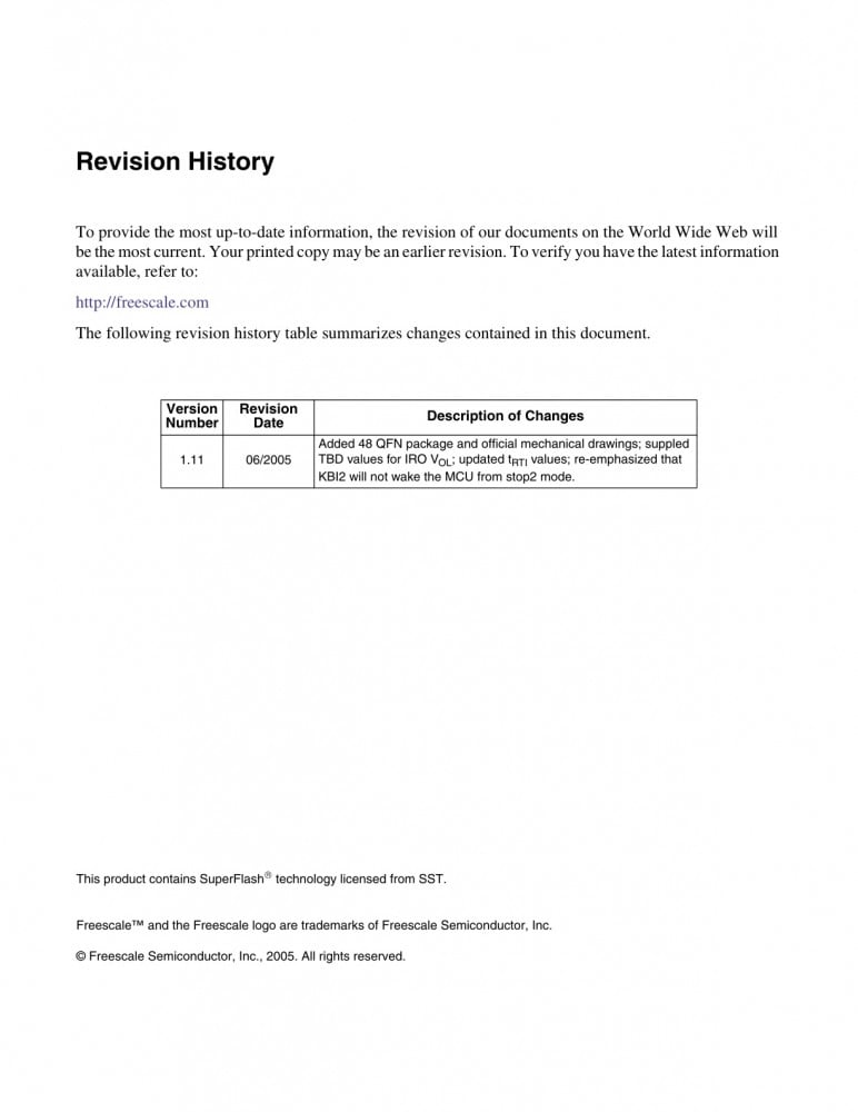 MC9S08RD8CDWE datasheet page 4