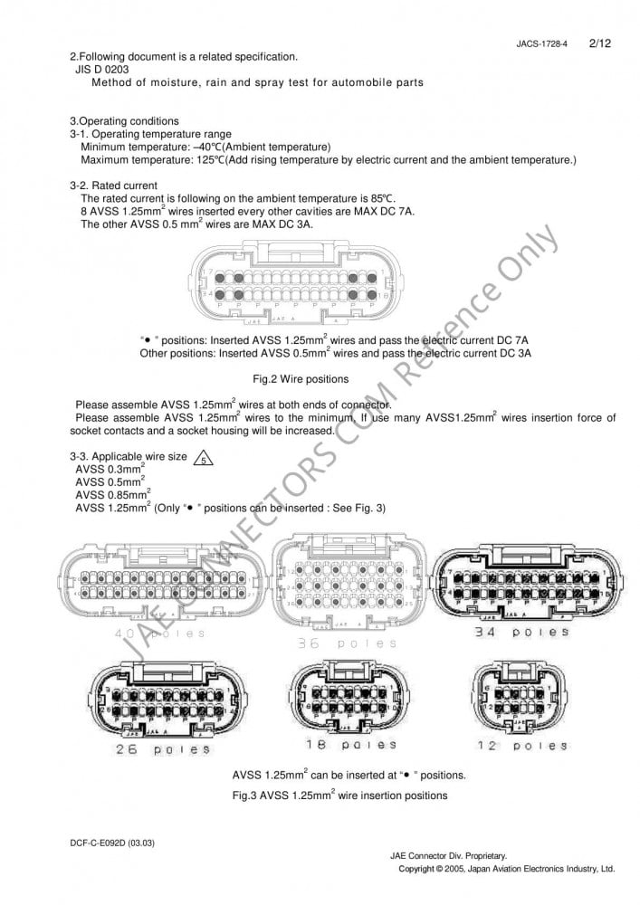 MX23A specification page 2
