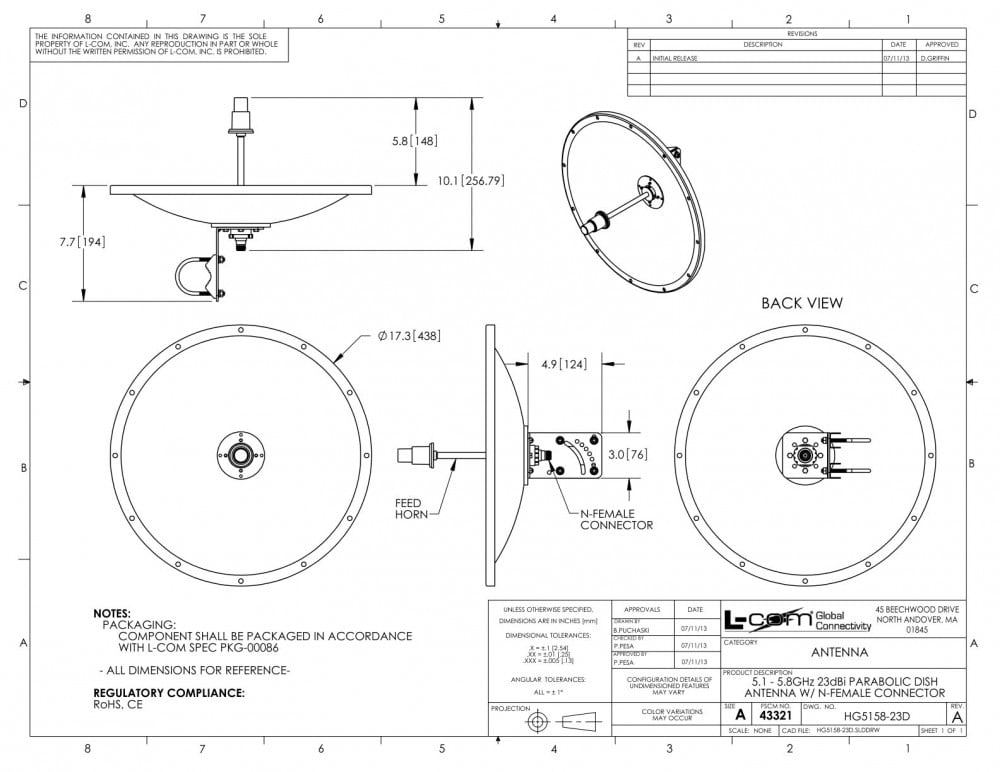 HG5158-23D technical document page
