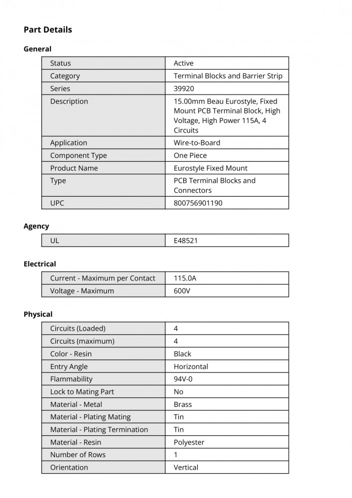 MOLEX 399200704 technical document preview, page 2
