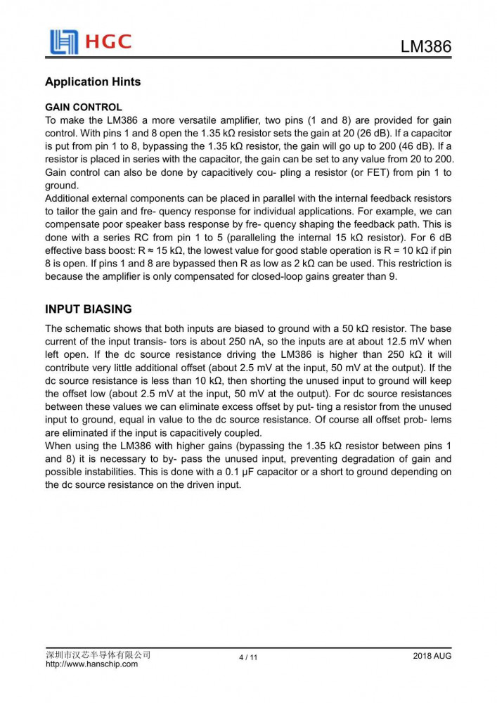 LM386D-1RG datasheet page 4