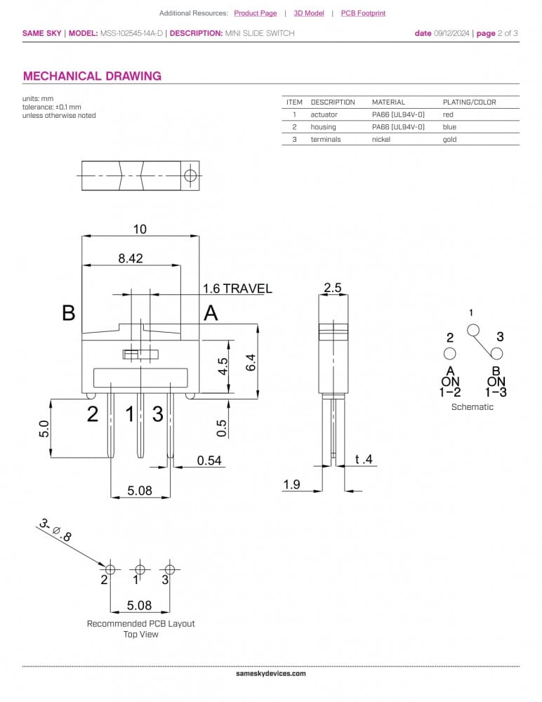MSS-102545-14A-D mechanical drawing