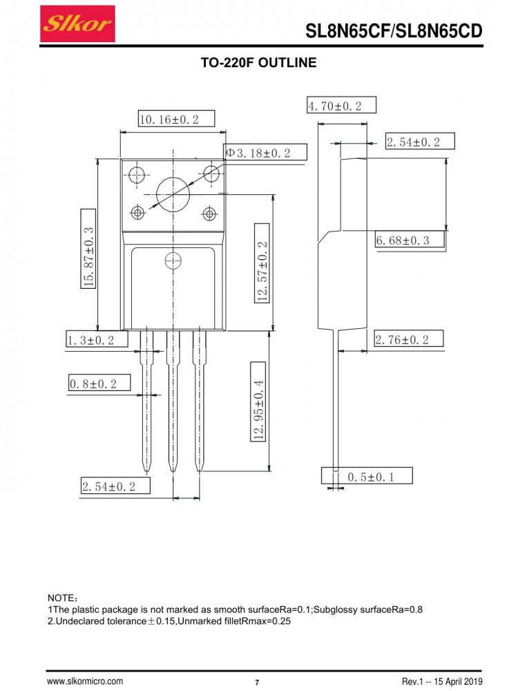 SL8N65CF datasheet page 7