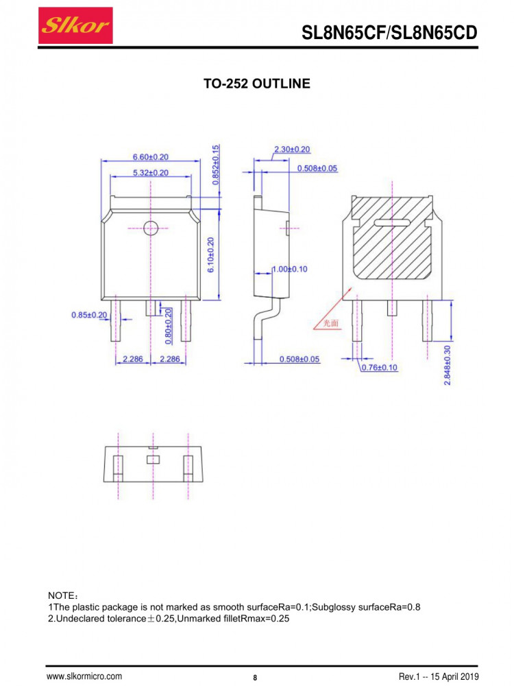 SL8N65CF datasheet page 8