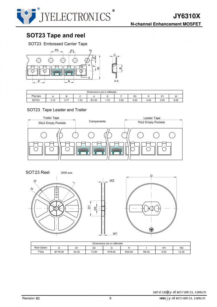 JY6310X datasheet page 9
