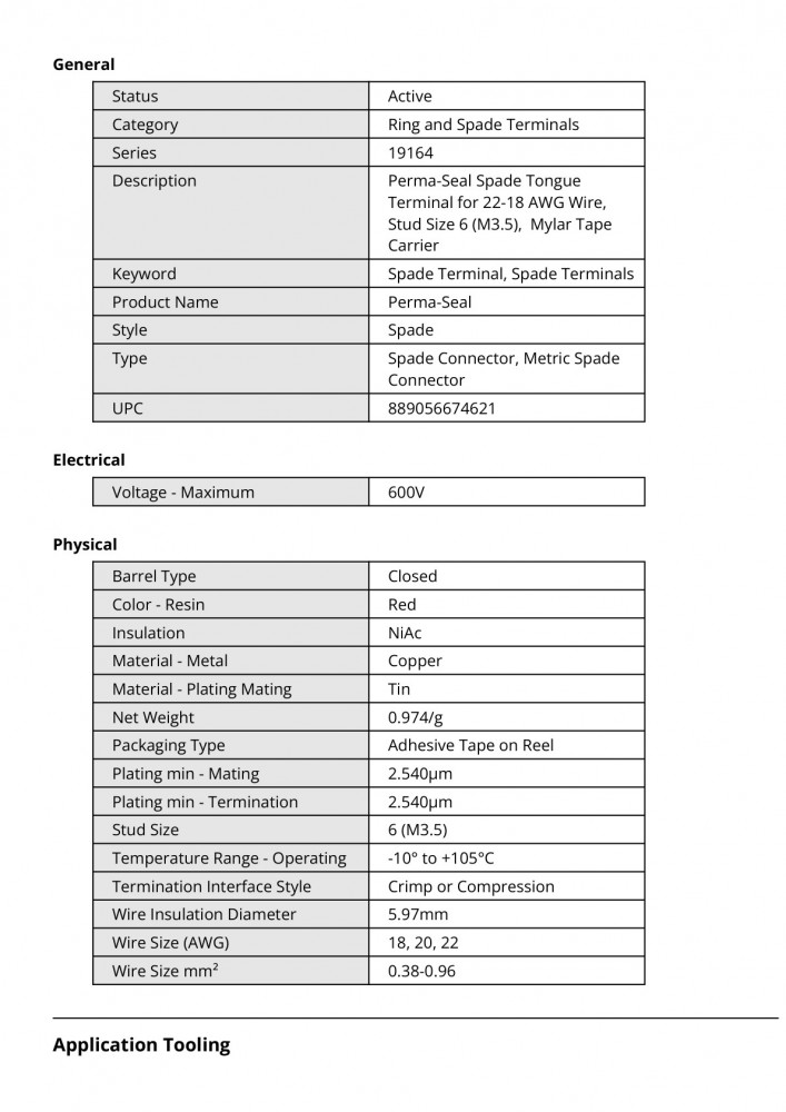 MOLEX 191641155 technical document image 2
