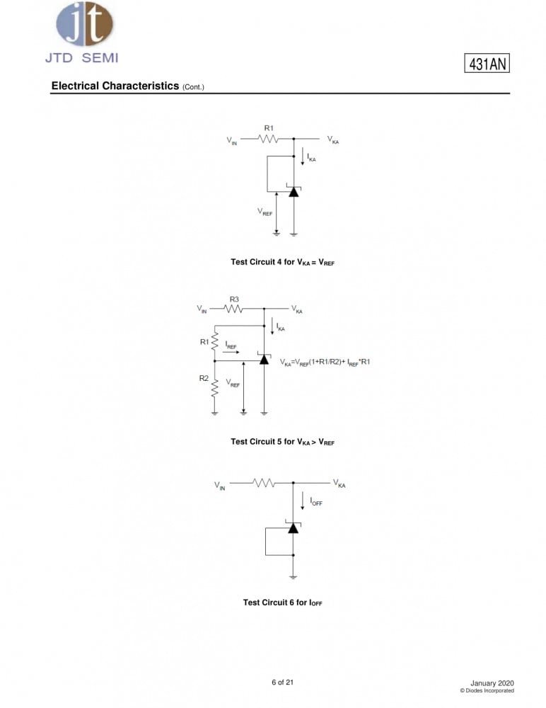 JTD431AN datasheet page 6