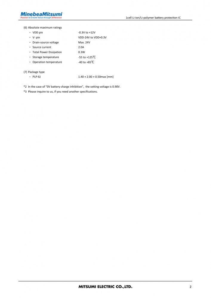 MC3761 datasheet page 2