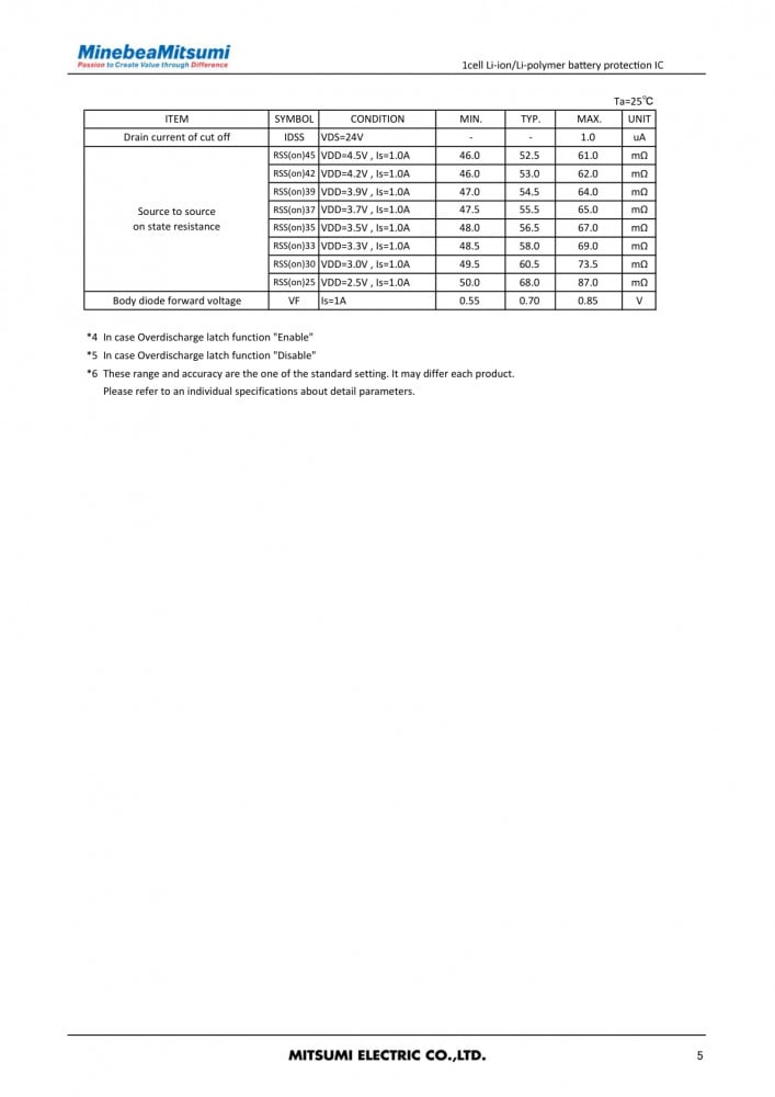 MC3761 datasheet page 5