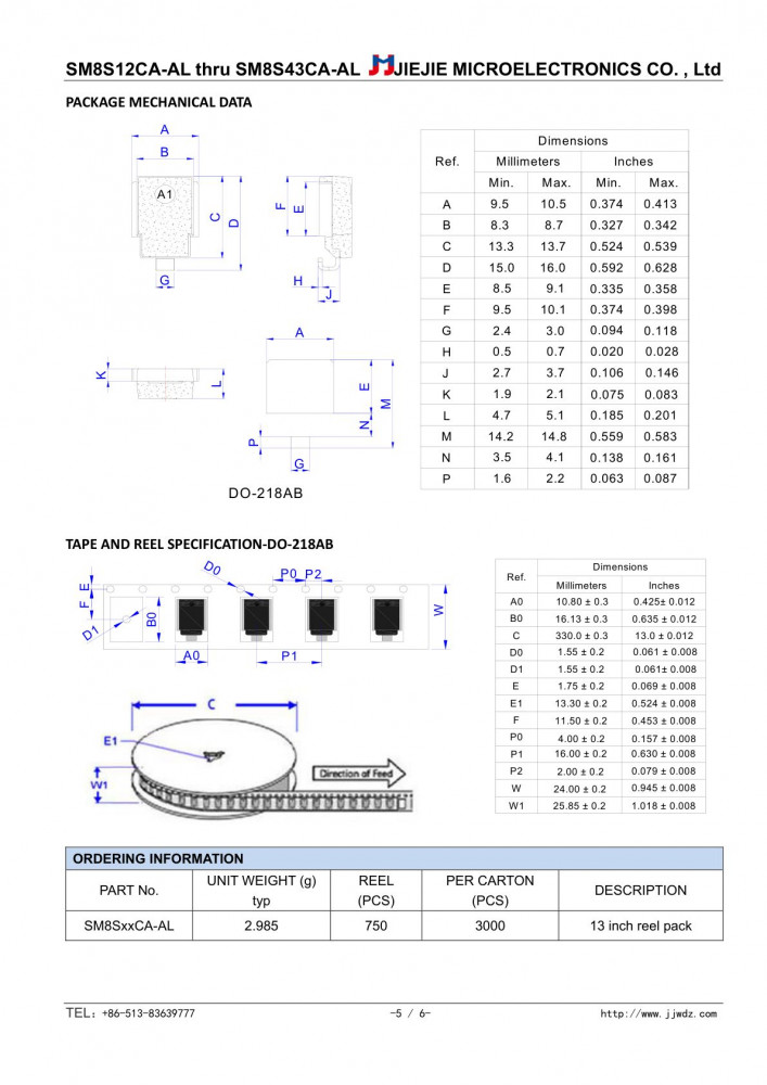 SM8S36CA-AL datasheet page 5