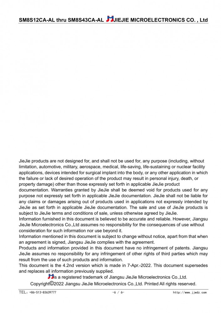 SM8S36CA-AL datasheet page 6