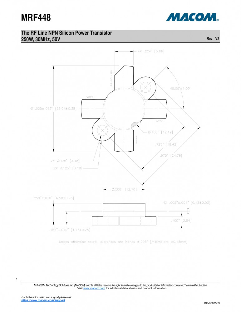 MRF448 technical document page 7