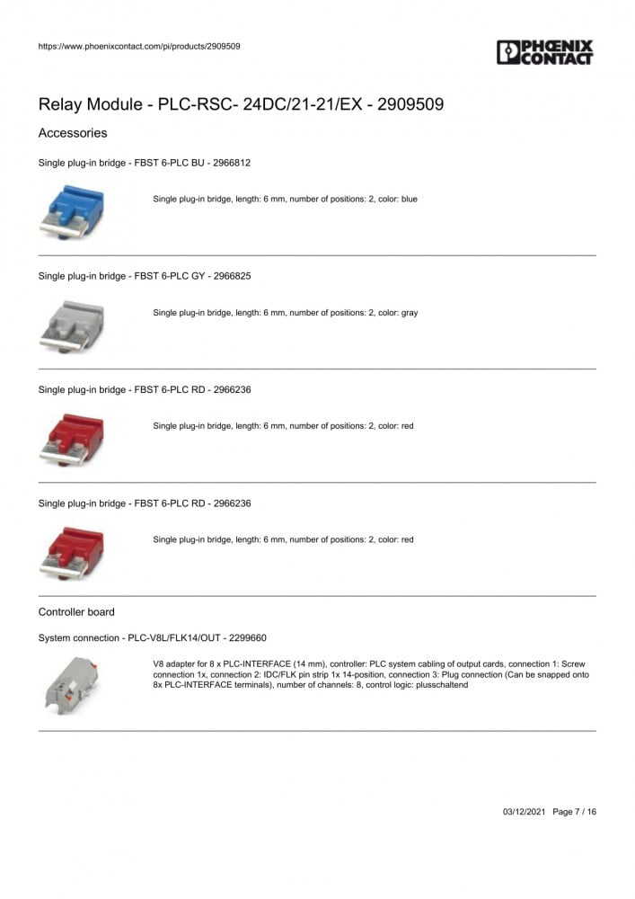 Phoenix Contact 2909509 document page 7
