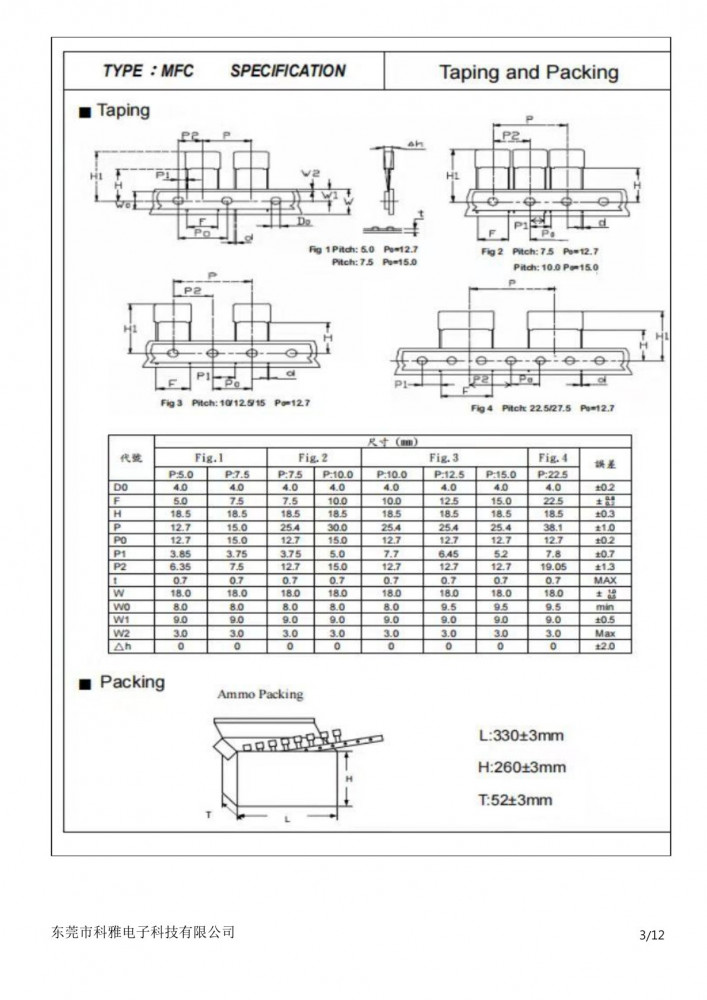 KP334J2G1002T specification page 3