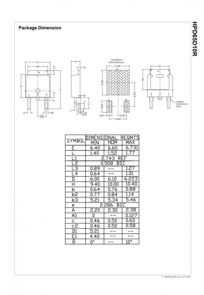 HPD65D10R technical document page 5