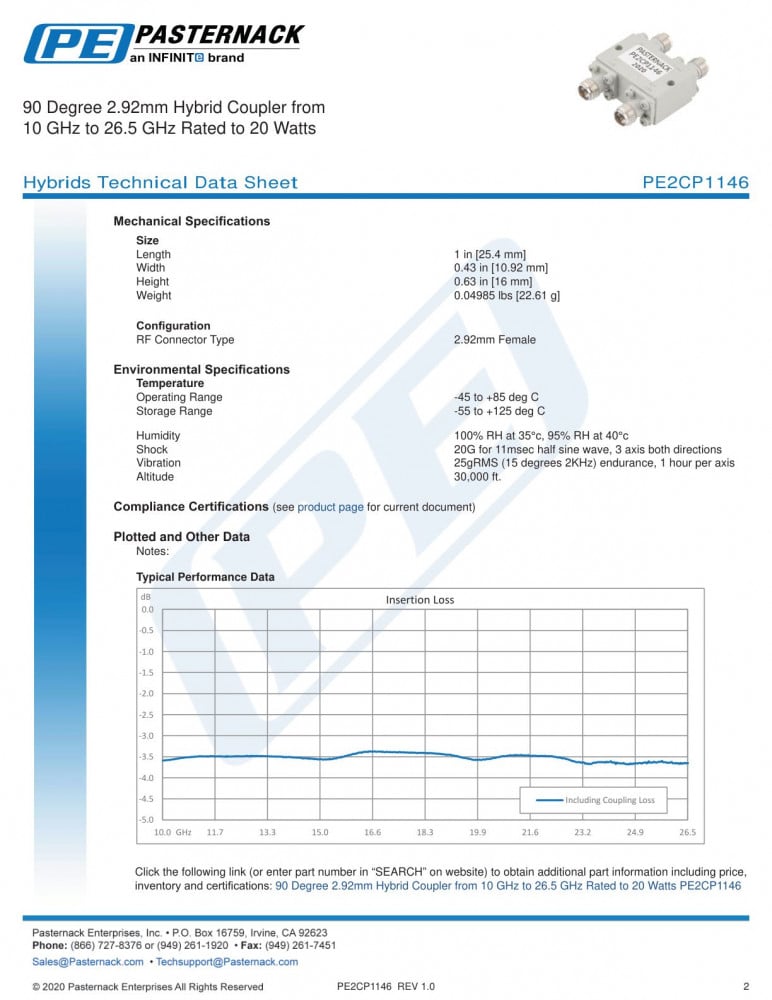 PE2CP1146 technical document page 2