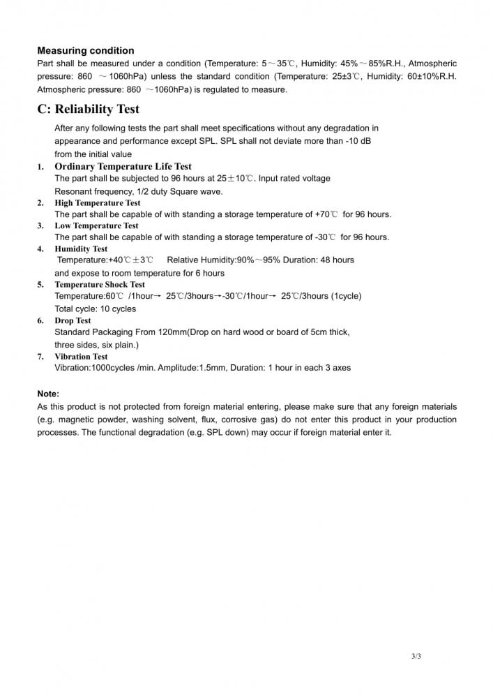 GPD3015L100-9V3500 specification document page 3
