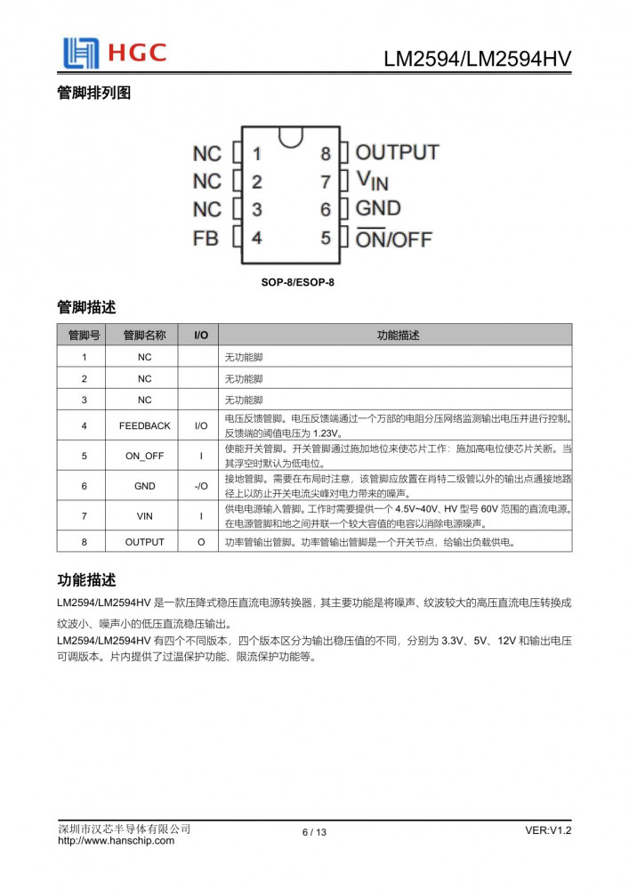 LM2594 datasheet page 6