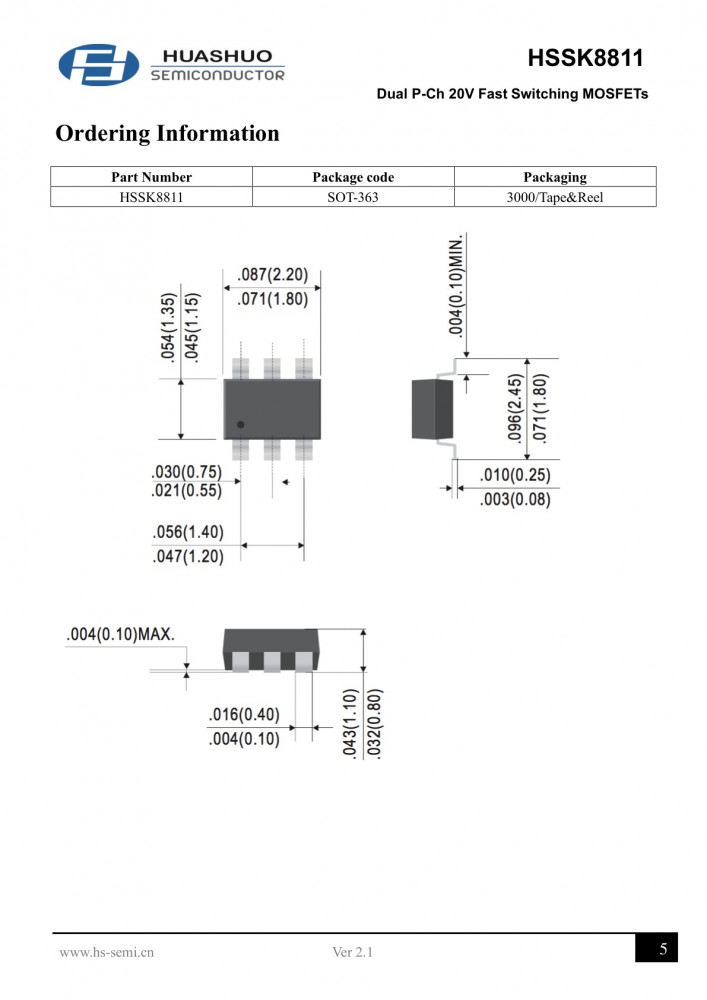 HSSK8811 datasheet page 5