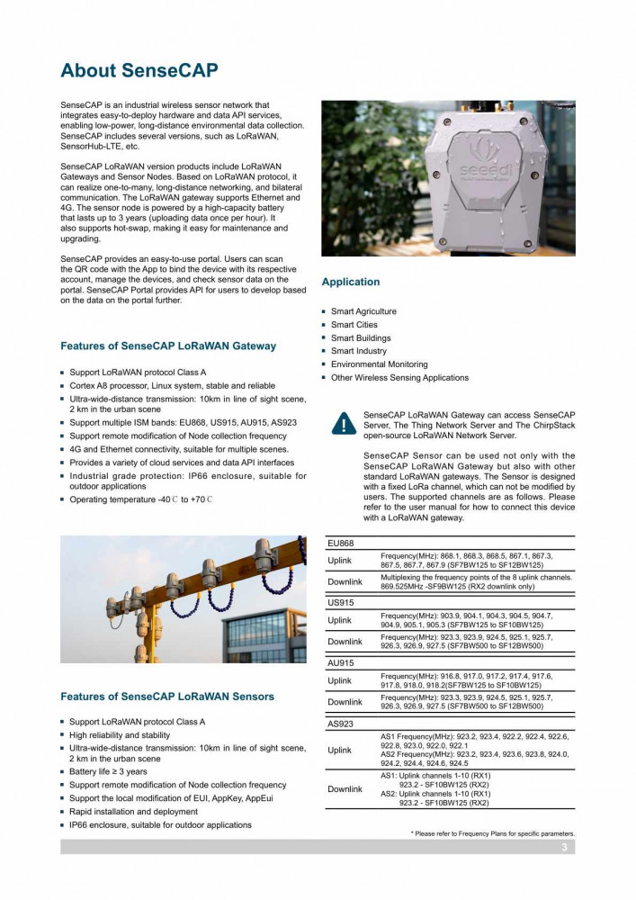 Seeed SenseCAP catalog page 3