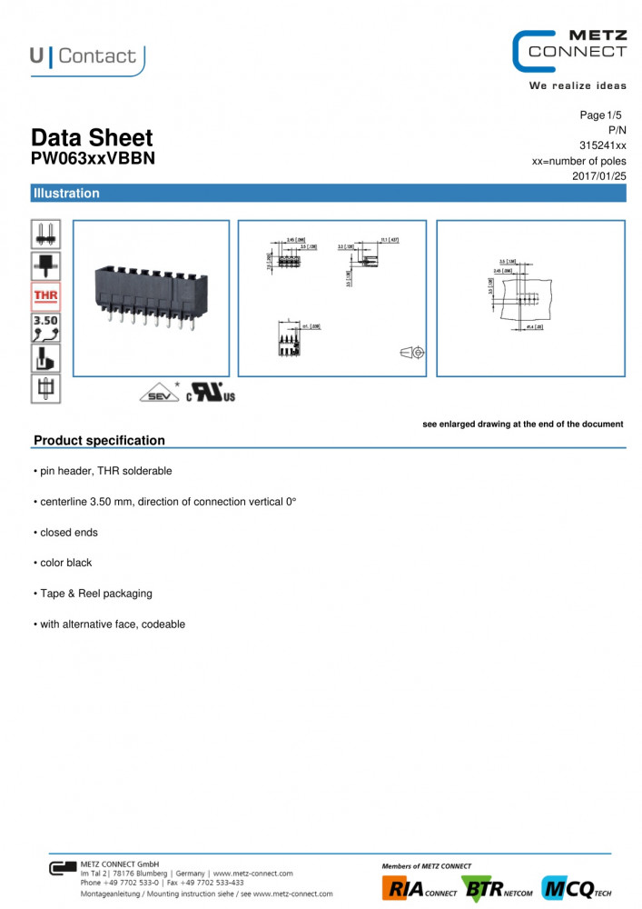 31524103 technical datasheet page 1