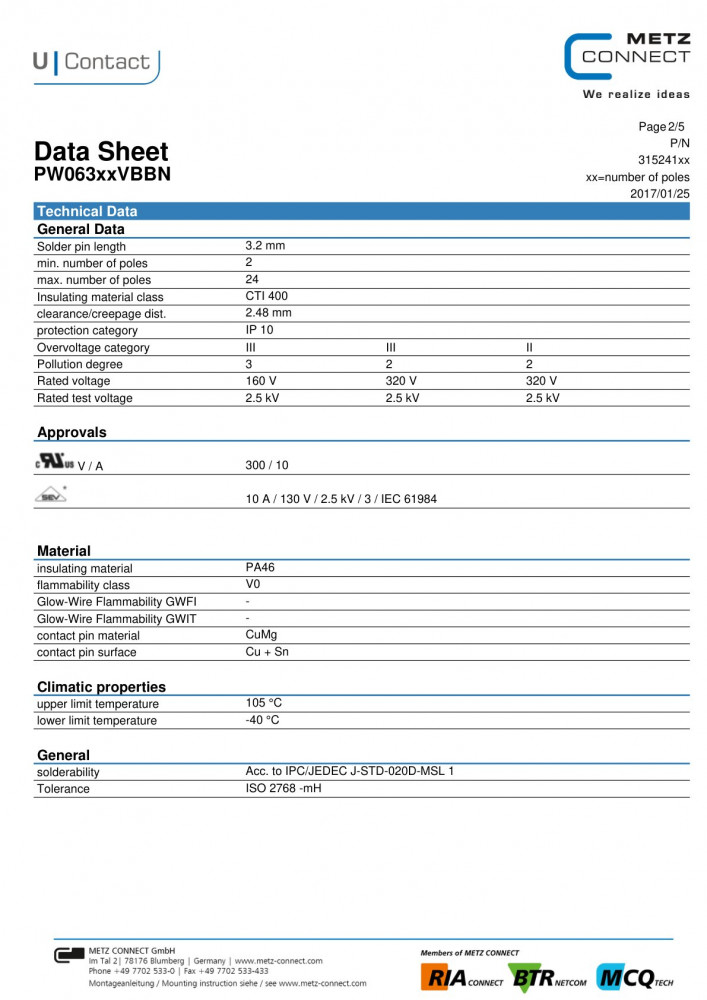 31524103 technical datasheet page 2