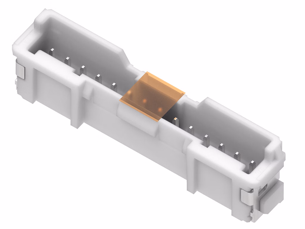 2.00mm Pitch, Micro-Lock Plus PCB Header, Single Row, Vertical, Surface Mount, 0.10µm Gold Plating, Positive Lock, with Pick-and-Place Tape, 15 Circuits, Low-Halogen, Low-Halogen, Natural (White)