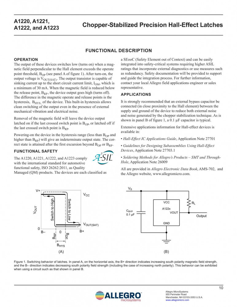 A1220 datasheet page 10