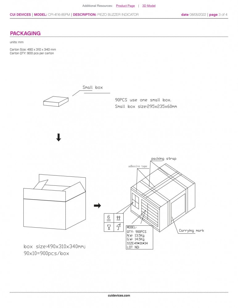 CPI-4116-85PM datasheet page 3