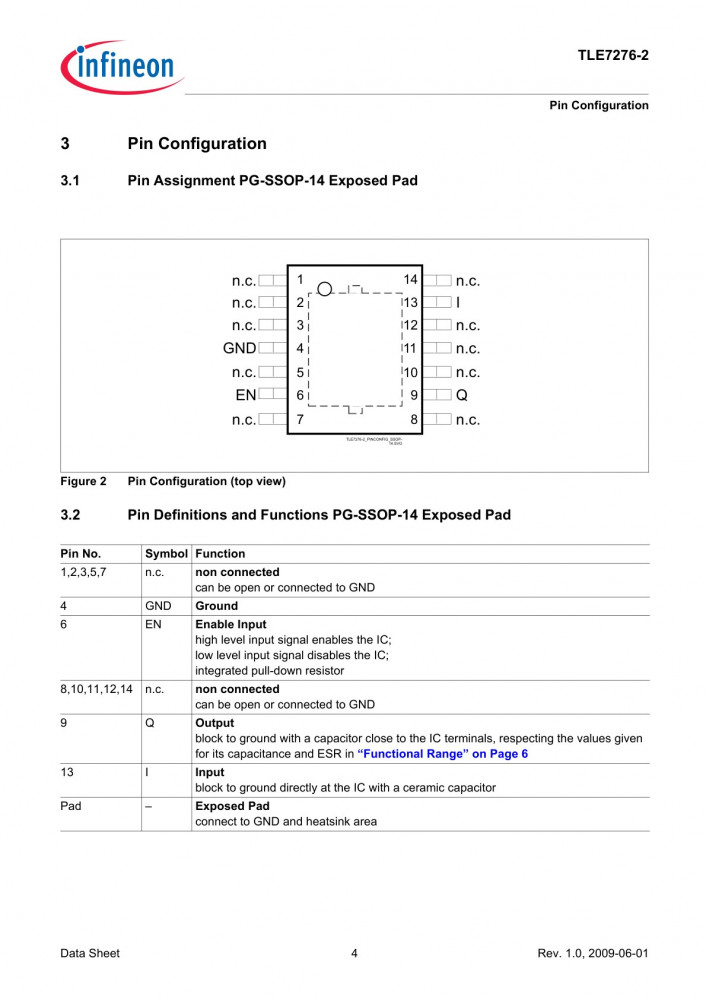 TLE7276-2E datasheet page 4