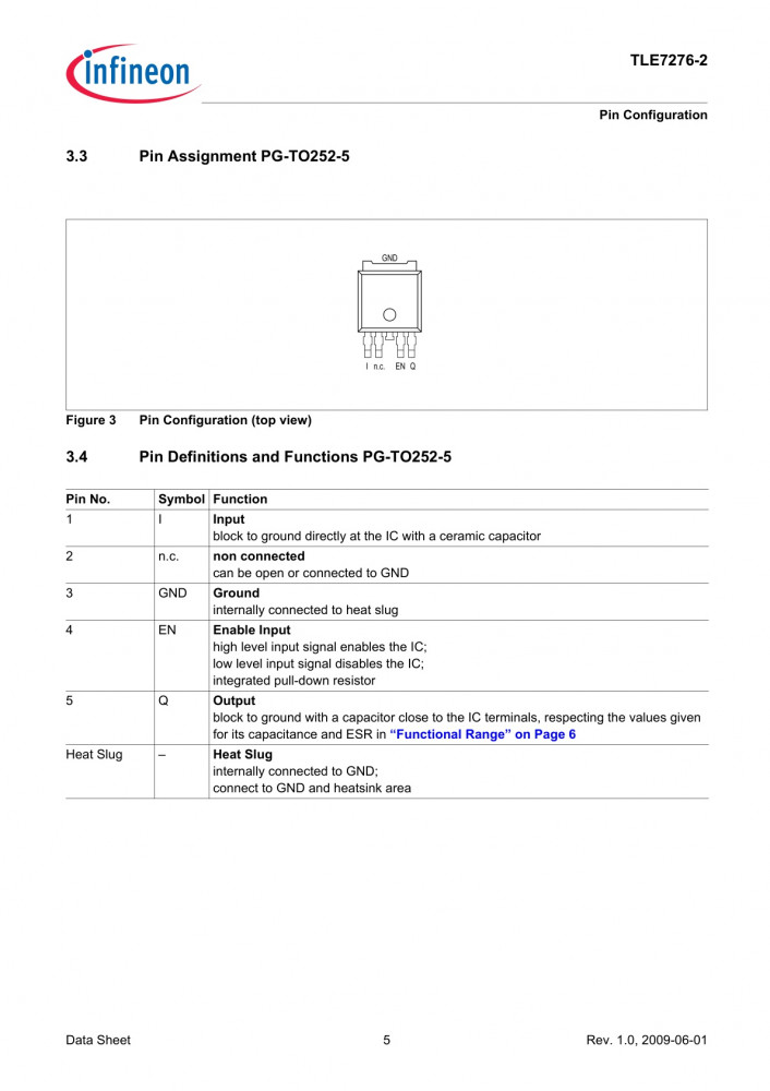 TLE7276-2E datasheet page 5