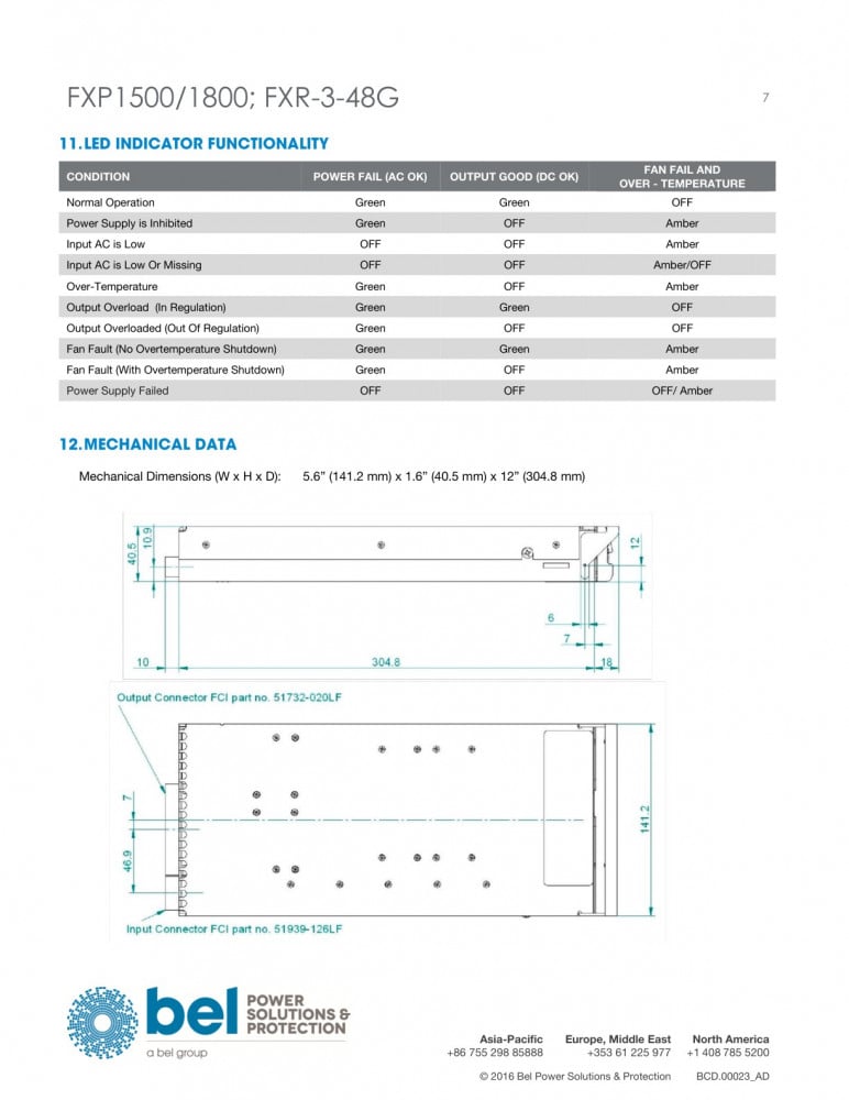 FXP1800-48G datasheet page 7