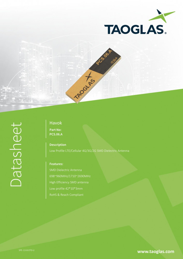 PCS.06.A datasheet page 1