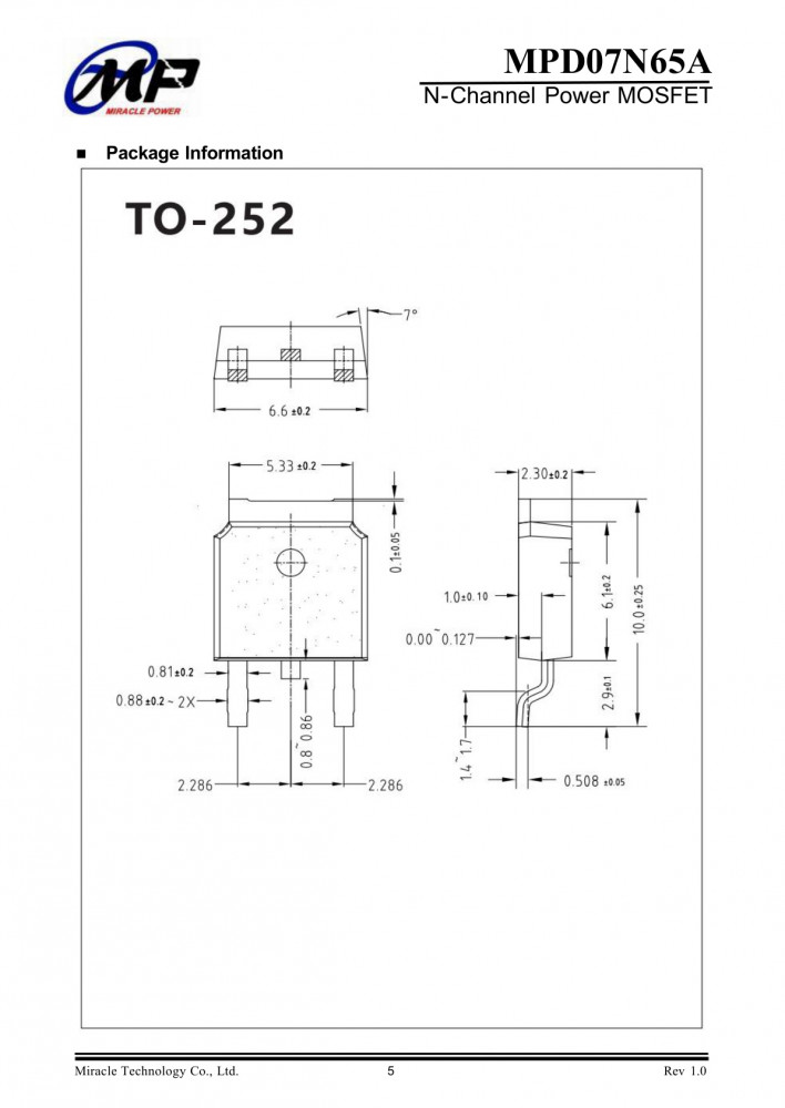MPD07N65A datasheet page 5
