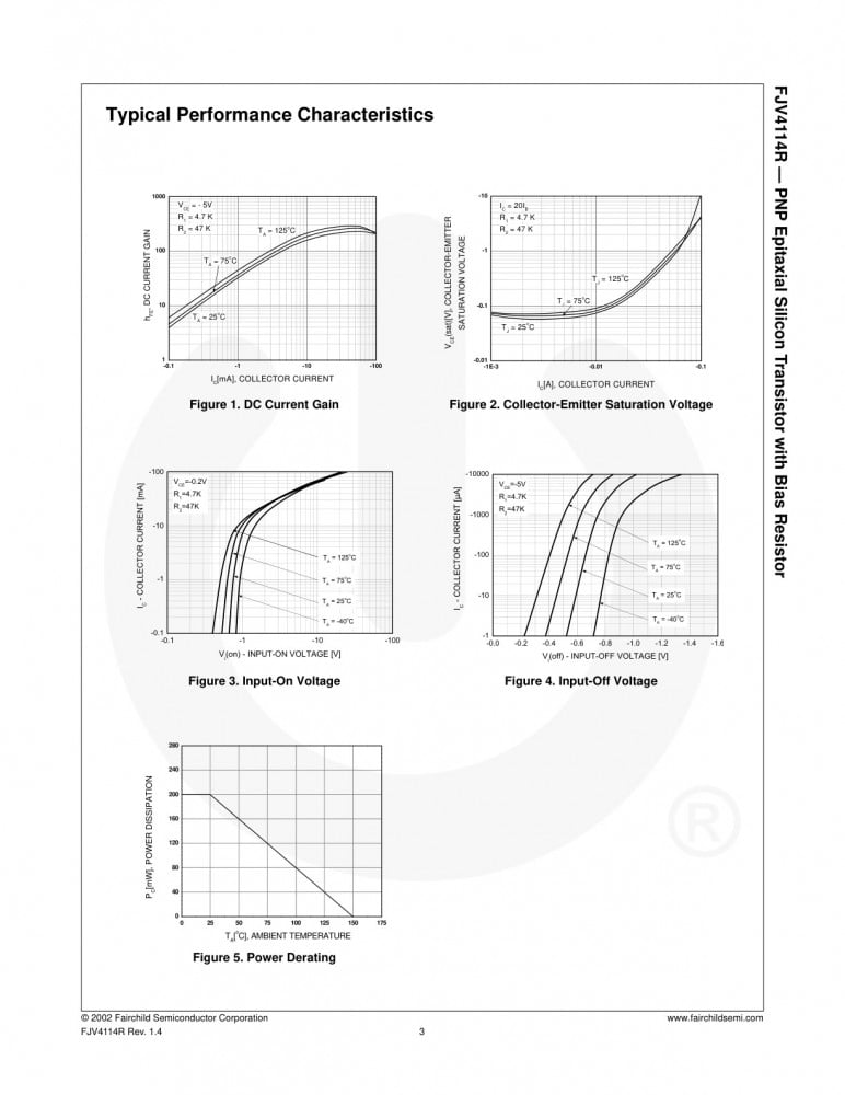 FJV4114RMTF datasheet page 3