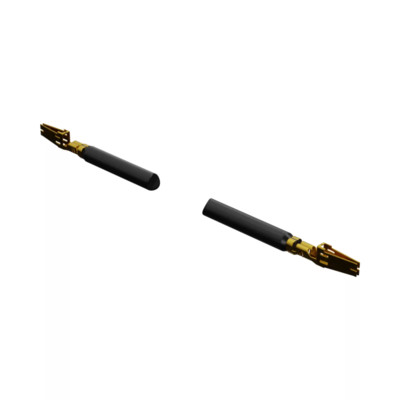 Pre-Crimped Lead Mini-Fit Sr. Female-to-Mini-Fit Sr. Female, Gold (Au) Plating, 150.00mm Length, 8 AWG, Black for sale