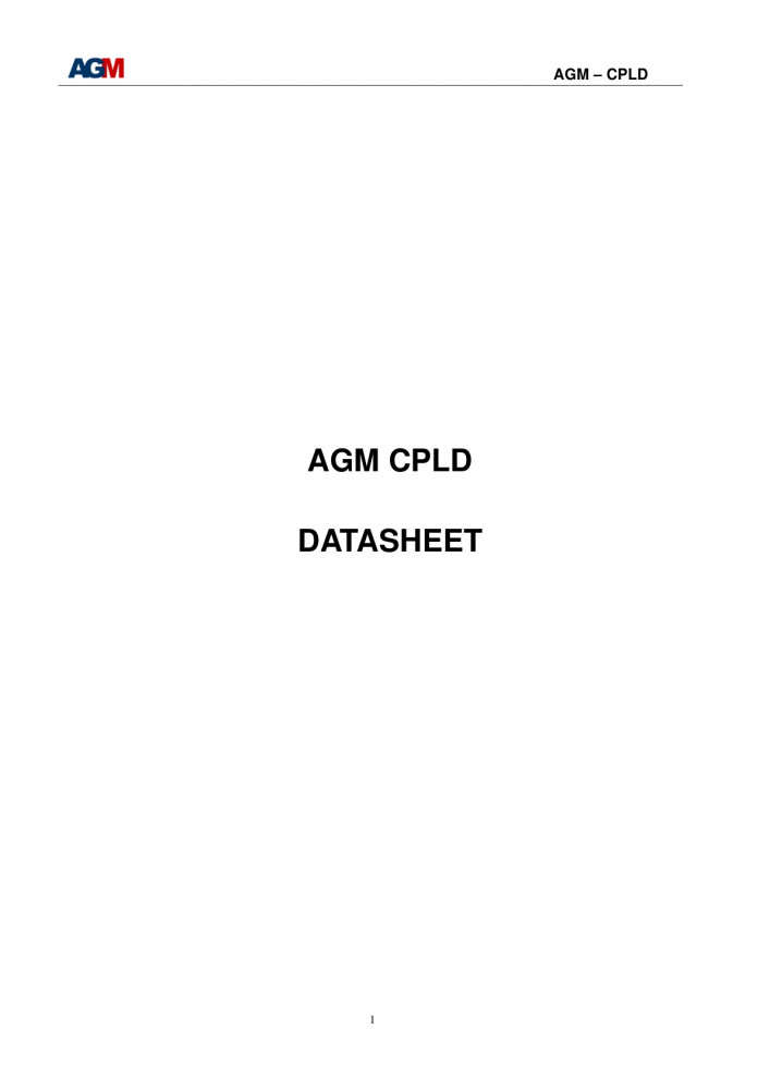 AG256SL100 technical document page 1