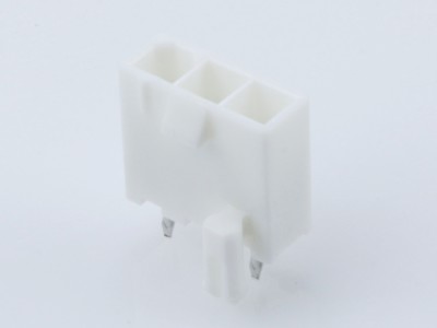 Sabre Right-Angle Header, 7.50mm Pitch, 3 Circuits, Glow-Wire Capable, 5.33mm Tail Length. for 2.40mm PCB, with Board Lock, Complies with the UL1977 finger proof access requirement